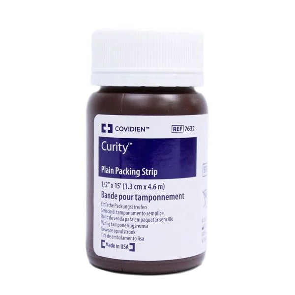 Curity™ Packing Strip, Plain 1/2" Wide 12/CA – HANS Group Purchasing